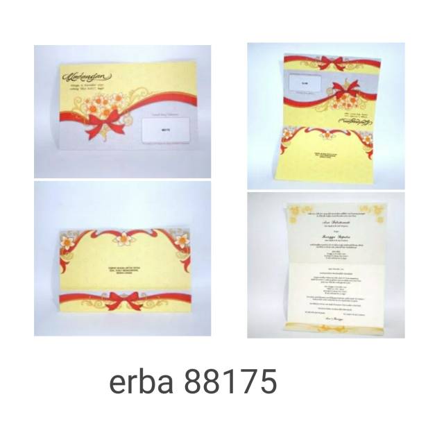 Jual Undangan pernikahan | blanko erba 88175 | cetak undangan murah ...