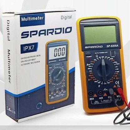 Jual multimeter digital SPARDIO SP-9205A | Shopee Indonesia