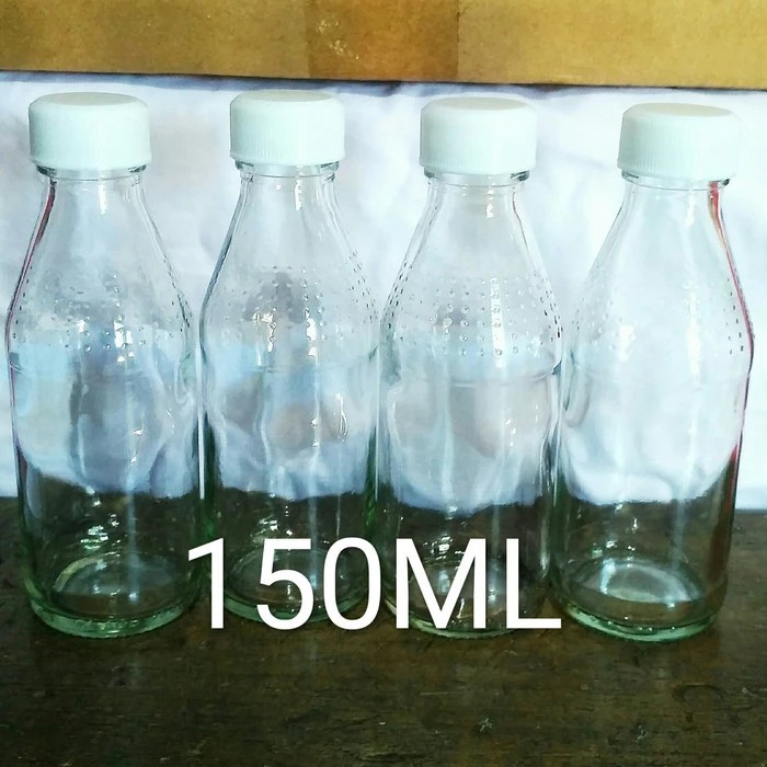 Jual BOTOL KACA 150ML POLOS, HEMAVITON 150ML, Order mulai 6pcs | Shopee ...