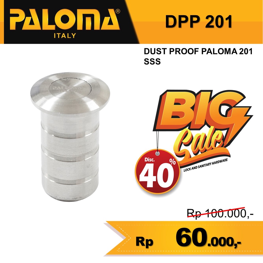 Jual Lubang Grendel Tanam PALOMA DPP 201 DUST PROOF 201 SSS | Shopee ...