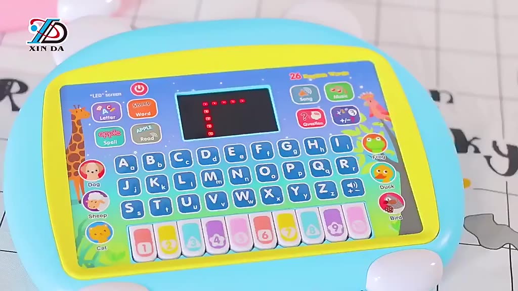 Jual JOJOTOY Mainan Tablet Musik Piano Anak Tablet Edukasi Anak Mainan ...