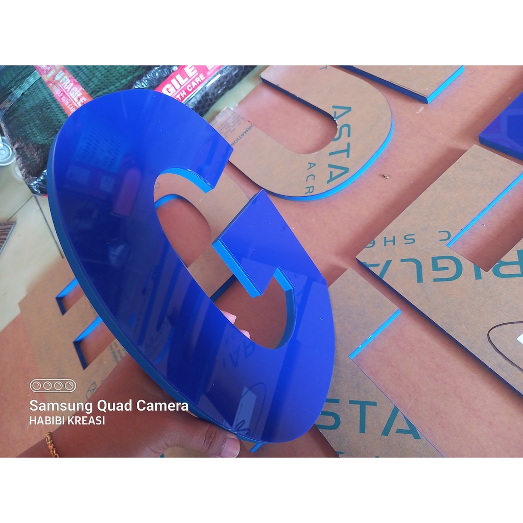 Jual Huruf Timbul Acrylik,Akrilik Lapis Spon Eva Tijggi huruf 25cm ...