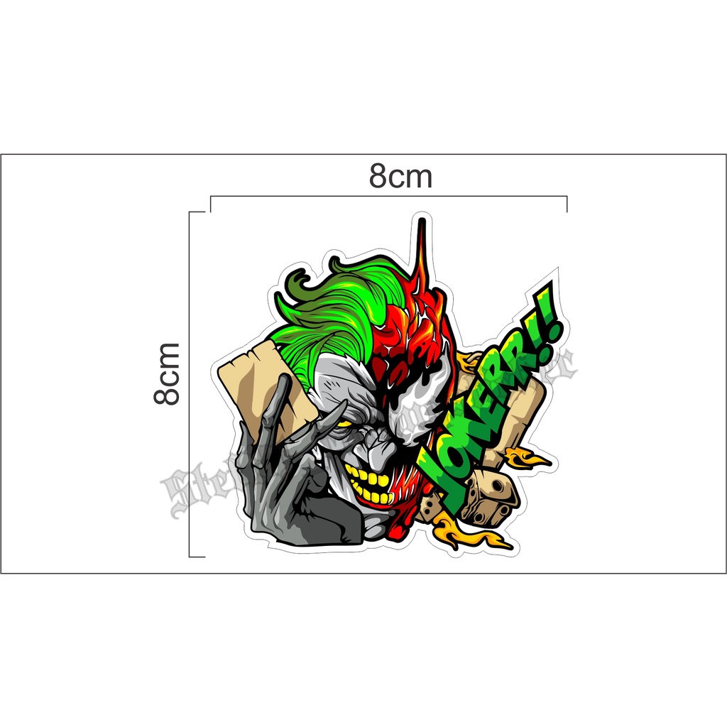 Jual Stiker printing joker, sticker joker | Shopee Indonesia
