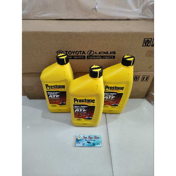 Jual Oli transmisi Matic matik ATF Multi Vehicle Synthetic Prestone 946mL | Shopee Indonesia