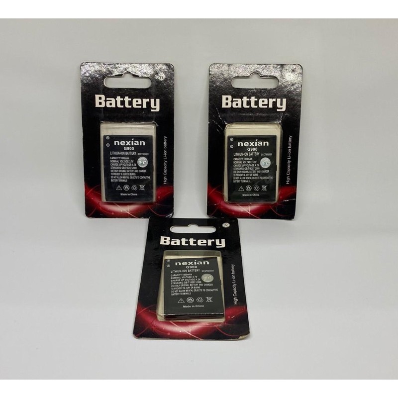Jual Baterai Nexian G900 1000mAh LITHIUM-ION BATTERY | Shopee Indonesia