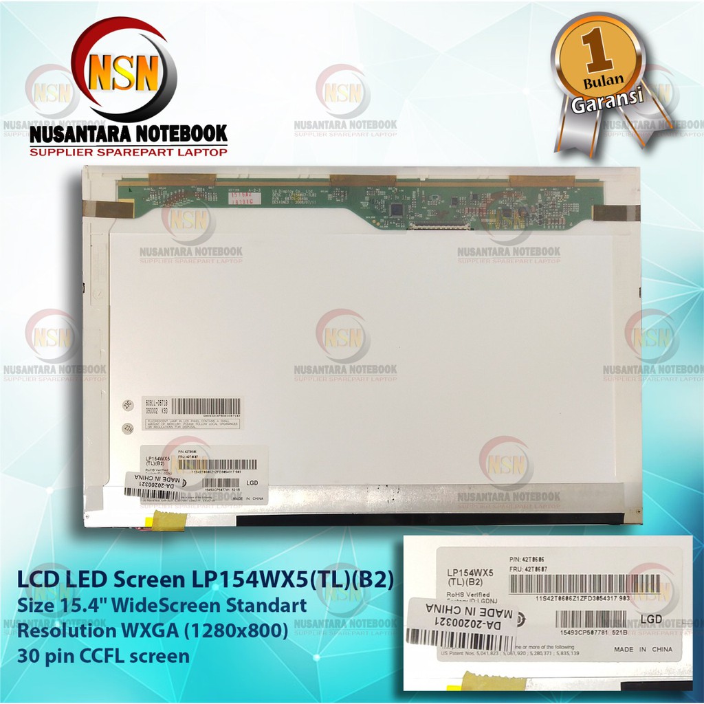 Jual LCD 15.4 Inch For Toshiba Satellite L300 | Shopee Indonesia