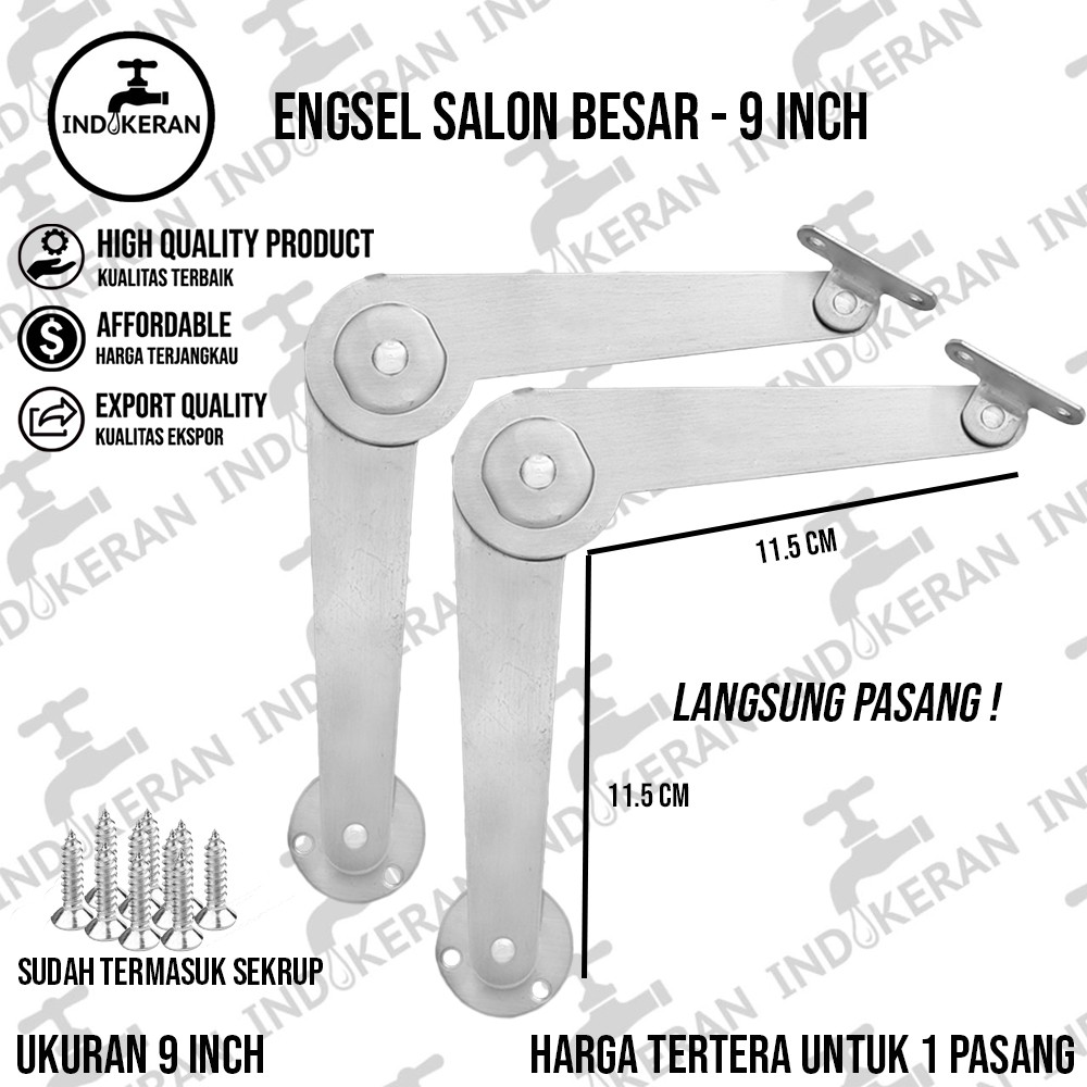 Jual INDOKERAN - Engsel Salon Besar - 9 Inch | Shopee Indonesia