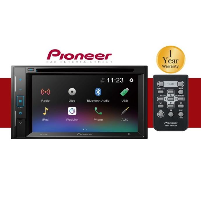 Jual PIONEER AVH-A245BT HEAD UNIT DOUBLE DIN AVH A245 BT TAPE AUDIO MOBIL TERBARU | Shopee Indonesia