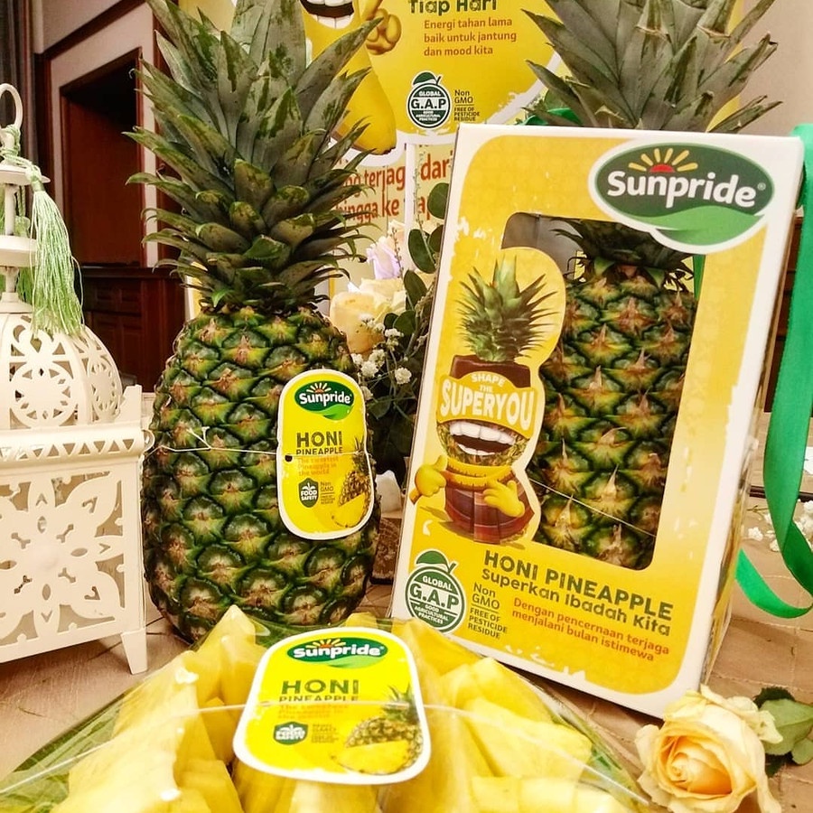 Jual SUNPRIDE Nanas Honi Tanpa Mahkota Crownless Pineapple 1 pcs ...