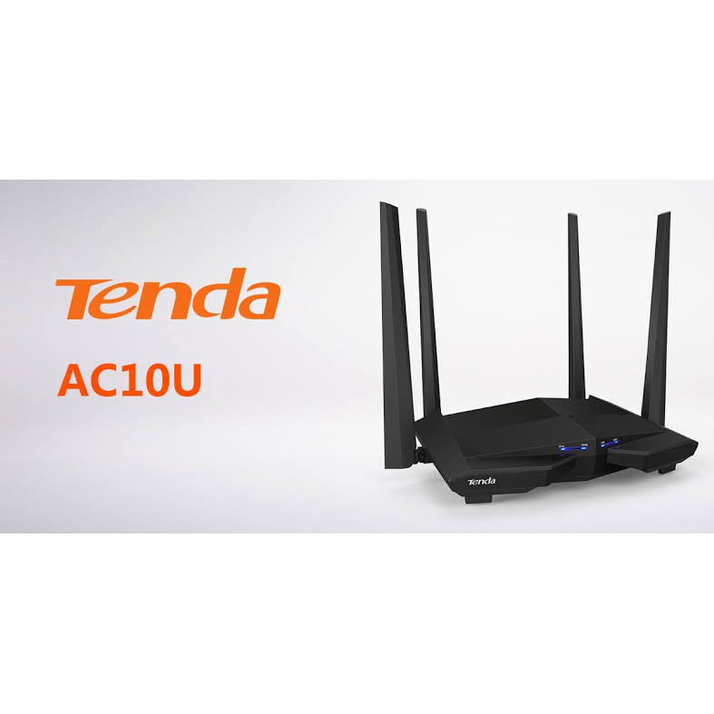 Jual Wireless Router Tenda AC10U - AC1200 MU-MIMO Smart Dual-Band Gigabit MUMIMO TENDA AC10U ...