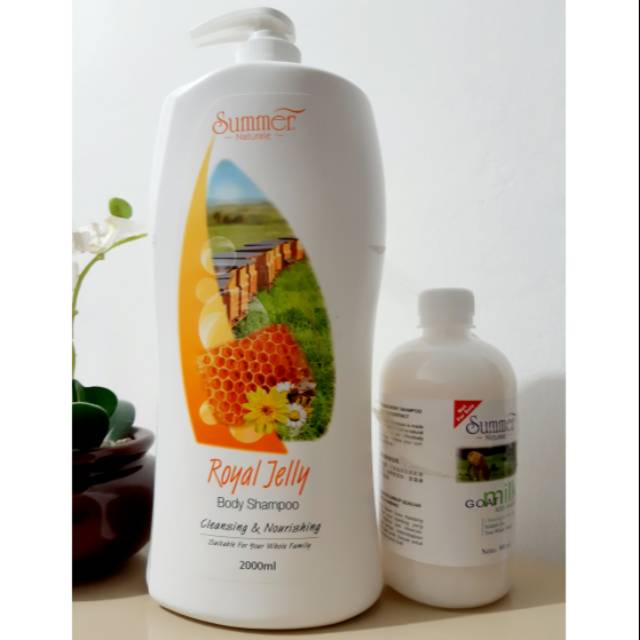 Jual Summer Naturale Body Shampoo - Royal Jelly - 2 liter (+free 500 ml ...