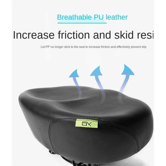 Jual Sadel Sepeda Empuk Lebar MTB-PAPC Big Butt Saddle Spring Style ...