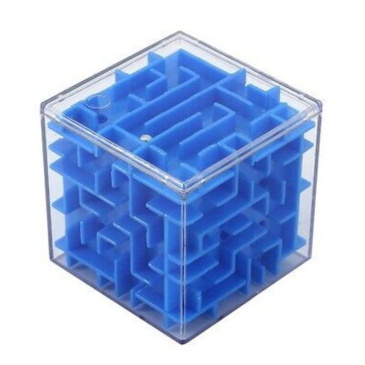 Jual Rubik Twisty Puzzle MoYu 3D Maze Blue 60mm Original 3D Labyrinth ...