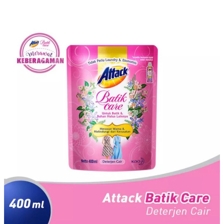 Jual ATTACK Batik Care Pouch 400ml | Shopee Indonesia