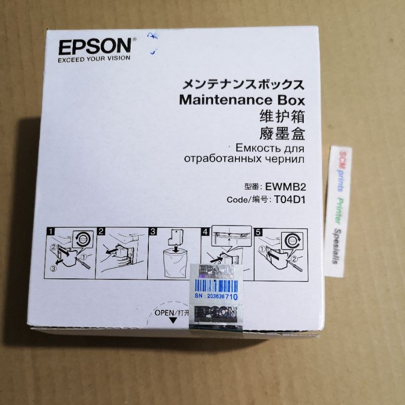 Jual T04D1 MAINTENANCE BOX EPSON L14150 L6160 L6170 L6190 L6290 T04D1 ...