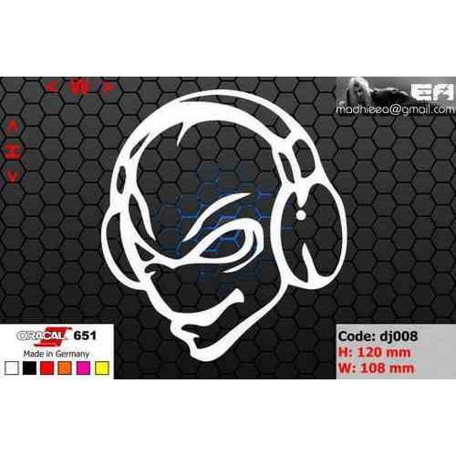 Jual ea cutting sticker / decal Code: dj008 ( jd / deejay ) | Shopee ...