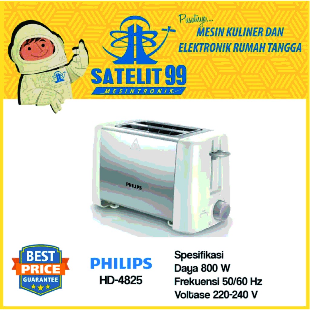 Jual TOASTER PHILIPS DAILY COLLECTION TYPE HD-4825 | Shopee Indonesia