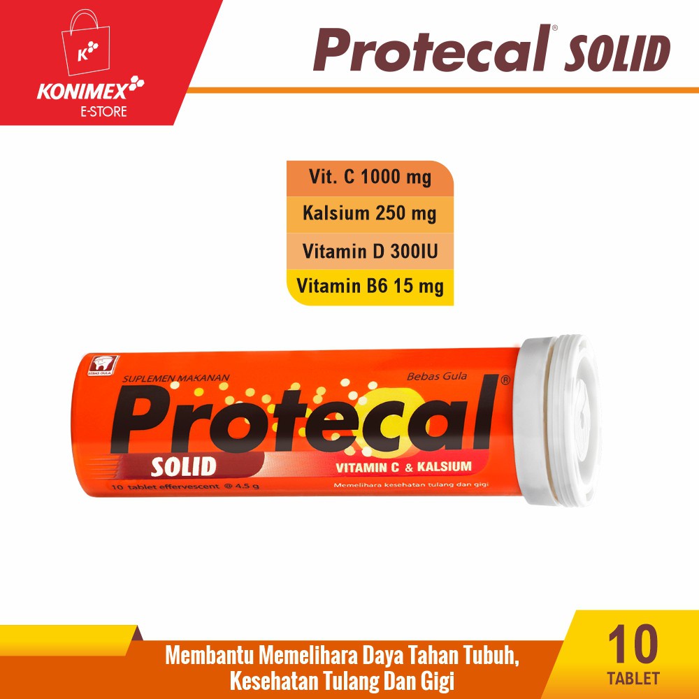 Jual Protecal Solid Vitamin C 1000 mg | Shopee Indonesia