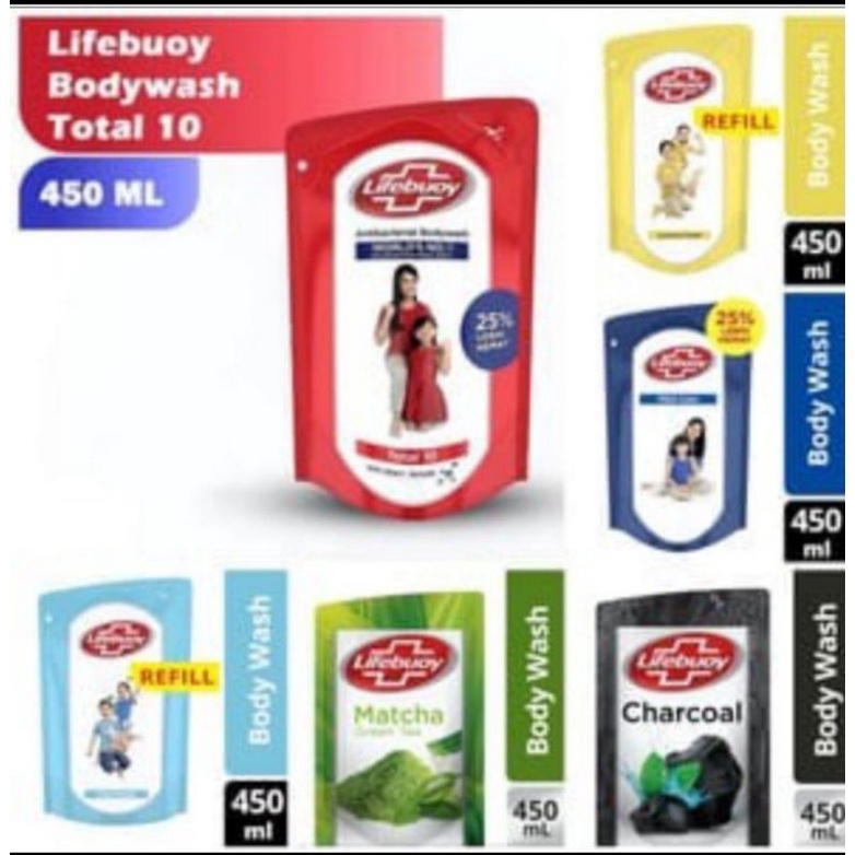 Jual Lifebuoy Mild Care matcha dan Japanese shiso 400 ML body wash ...