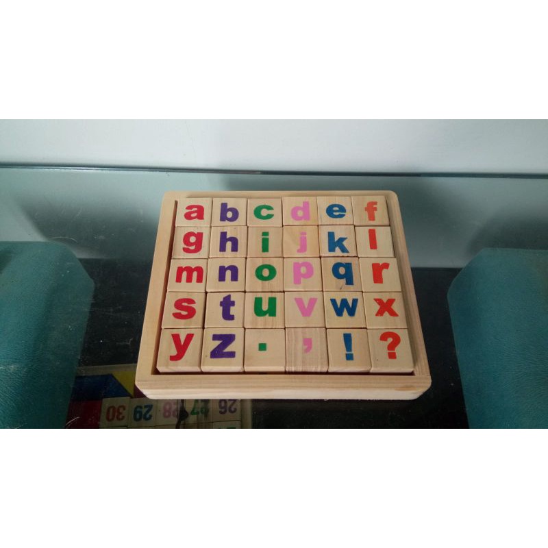 Jual mainan edukasi balok susun huruf | Shopee Indonesia