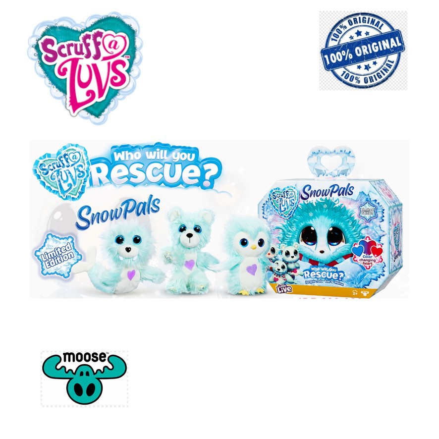 Jual Moose Little Live Pets Scruff a Luvs Friends Limited Edition Snow ...