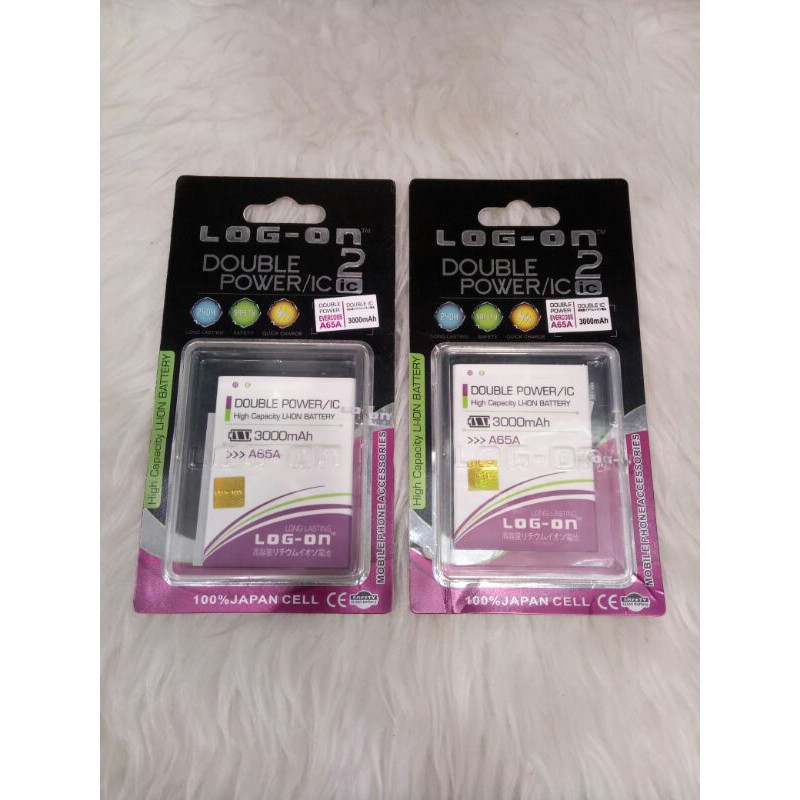 Jual BAT BATERAI BATTERY BATT LOG ON DOUBLE POWER EVEROSS A65A 3000MAH | Shopee Indonesia