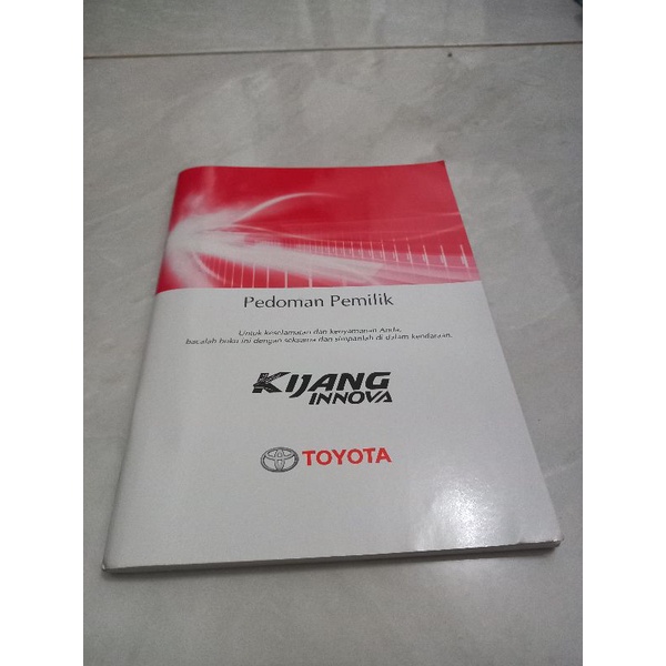 Jual Buku manual Toyota Kijang Innova 2015 - 2020 Original | Shopee ...