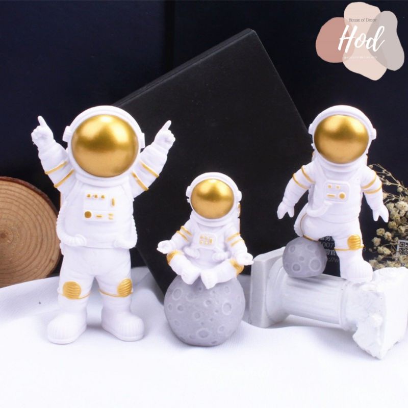 Jual Topper Astronot Rocket Set (Termurah) Astronot Plastik PVC Ornamen ...