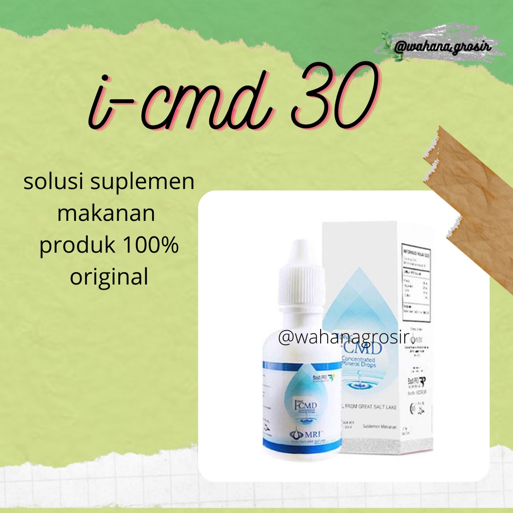 Jual TRACE MINERAL IMPRO CONCENTRATED MINERAL ICM 30 ORIGINAL BPOM ...