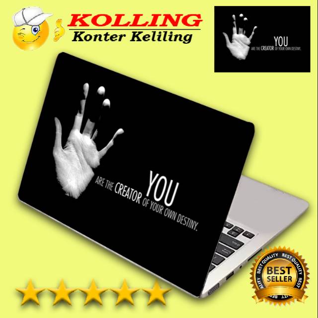 Jual Garskin Laptop hands quotes Skin Laptop Stiker Laptop | Shopee ...