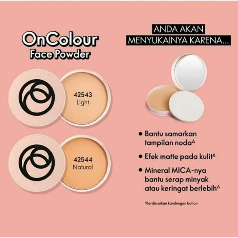 Jual On colour face powder original light | Shopee Indonesia