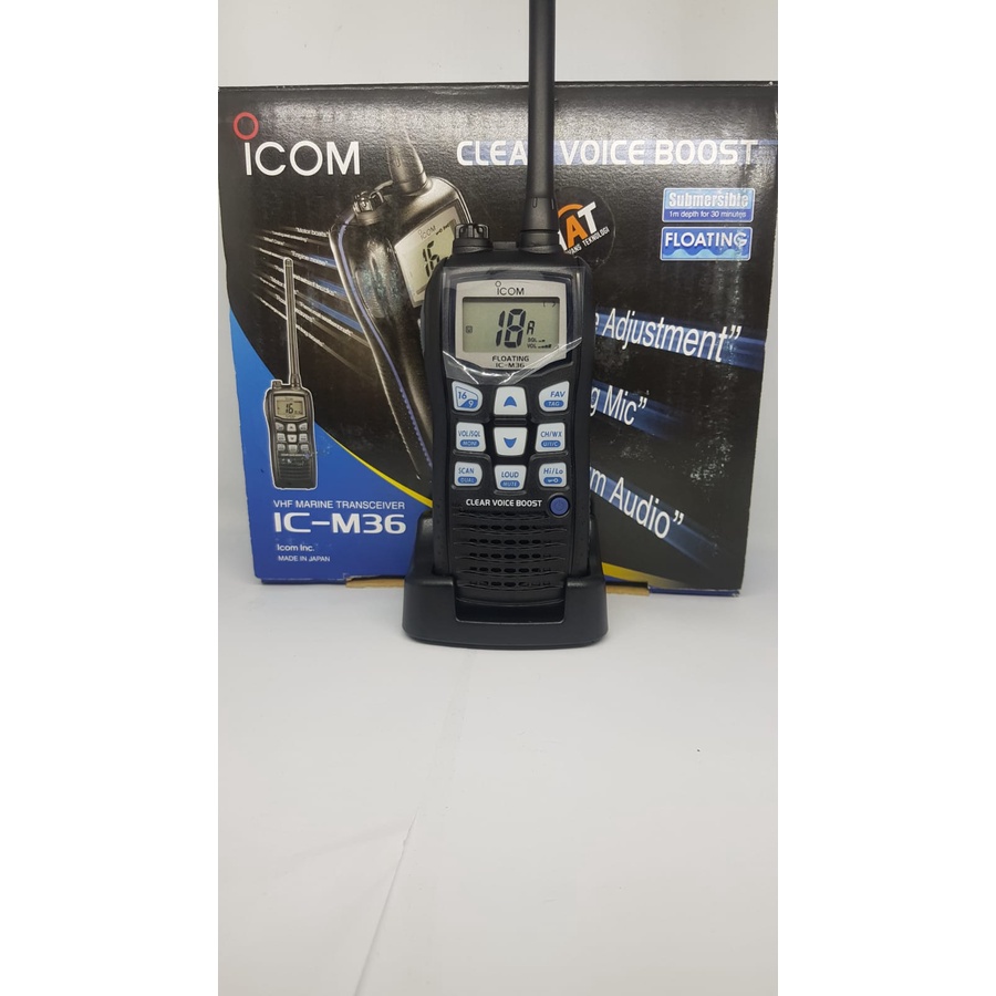 Jual HT HANDY TALKIE ICOM IC - M36 VHF MARINE | Shopee Indonesia