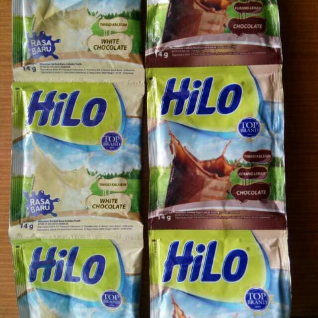 Jual Susu HILO sachet kemasan renceng isi 10pc | Shopee Indonesia
