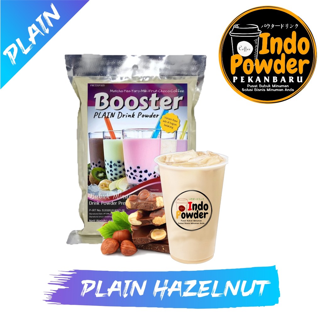 Jual PLAIN Bubuk Minuman HAZELNUT 1Kg - Bubuk HAZELNUT 1Kg - HAZELNUT ...