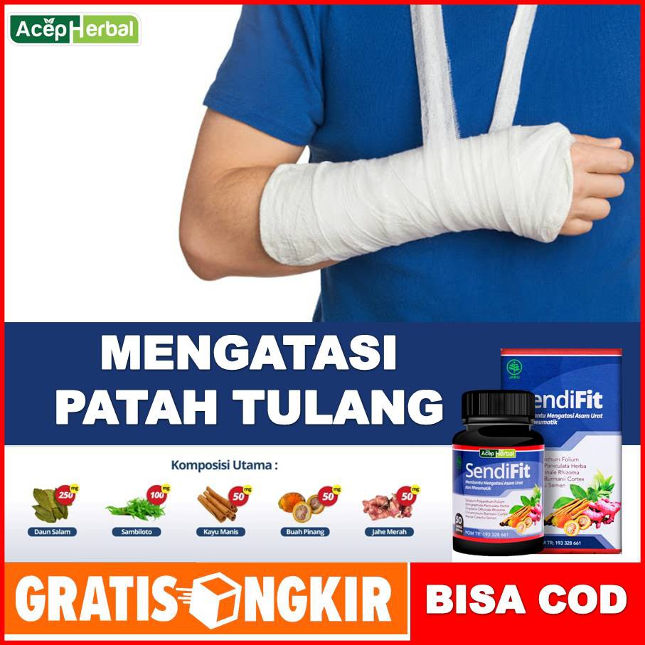 Jual Sendifit - Obat Patah Tulang, Asam Urat, Rhematik, Tulang Retak ...