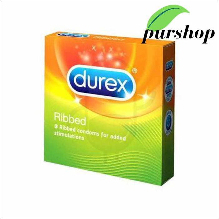 Jual Durex Ribbed Kondom Box 3 Pcs | Shopee Indonesia