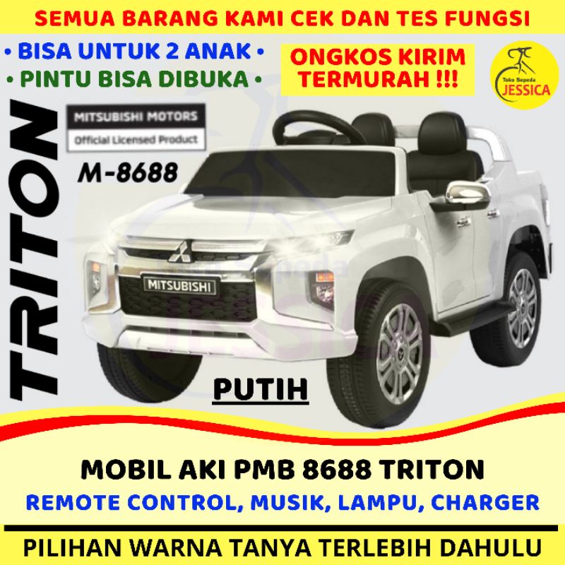 Jual Mobil Aki Remote Control Mitsubishi Triton PMB M 8688 Double Cabin ...