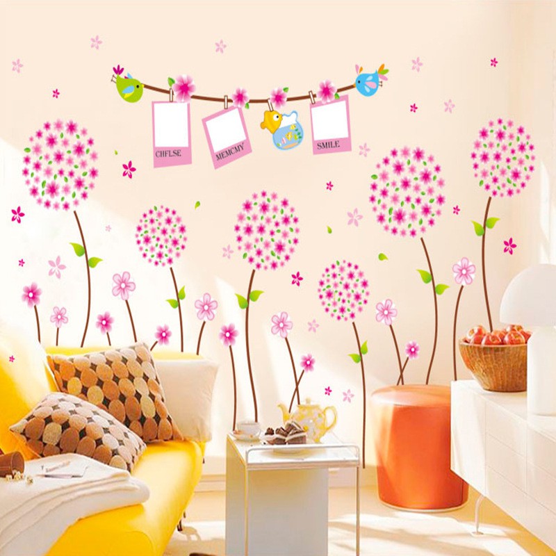 Jual Reliza Wall Sticker Bunga Sakura Flower Matahari Lily Stiker ...