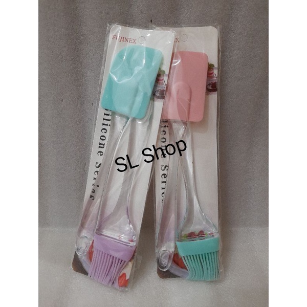 Jual Spatula / solet + kuas silikon (Fujinex FX-189) - Balikpapan | Shopee Indonesia