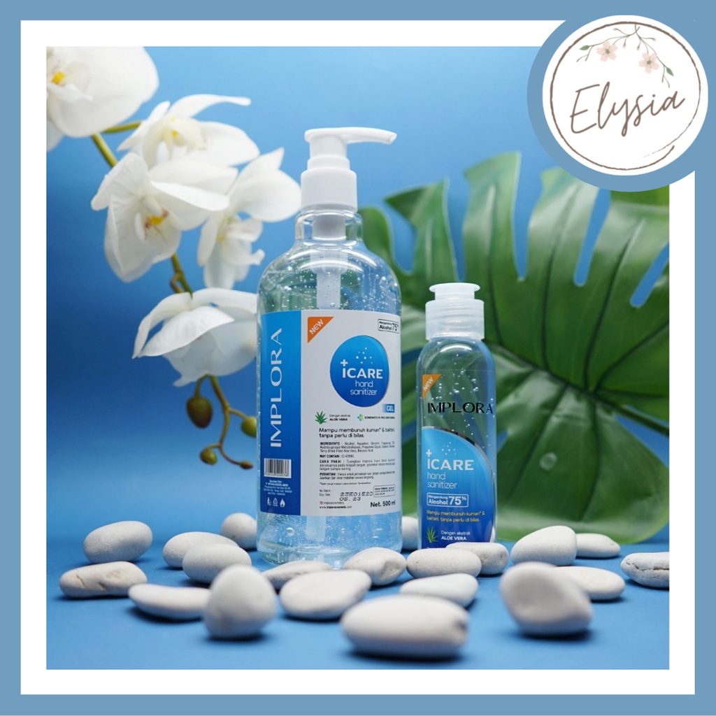 Jual HAND SANITIZER 500 ml | IMPLORA ICARE PUMP | Shopee Indonesia