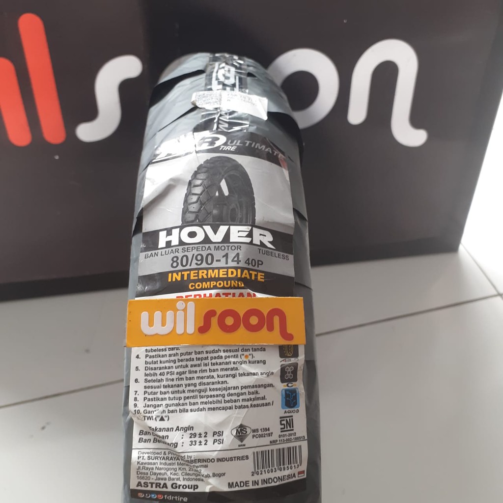 Jual Ban Luar Motor Matic 80/90-14 FDR HOVER Tubeless | Shopee Indonesia