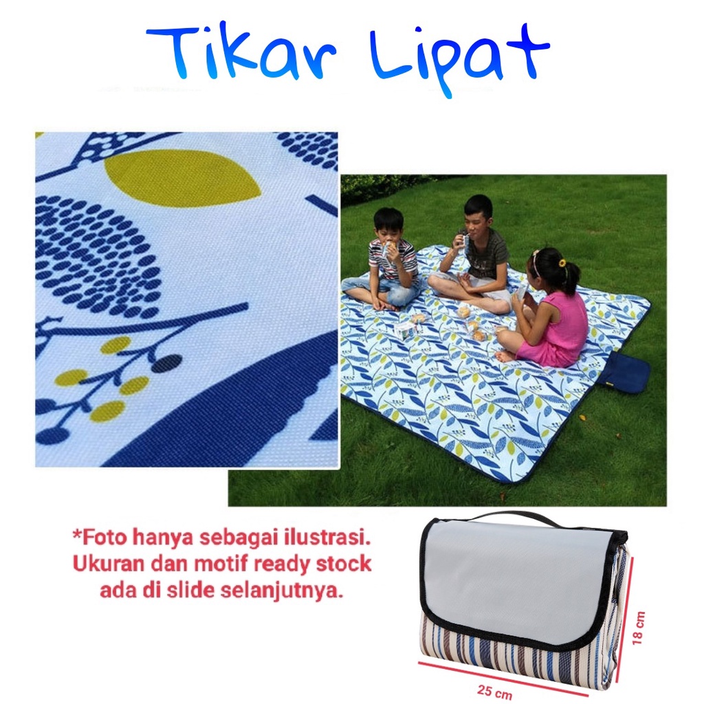 Jual Tikar Lipat Piknik Travel Tiker Camping Mat Outdoor Waterproof ...