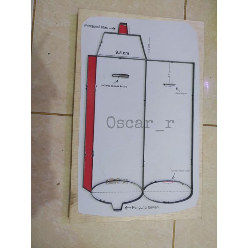 Jual PISAU POND KEBAB, PISAU PUNCH KEBAB, packaging kebab, dus kebab ...