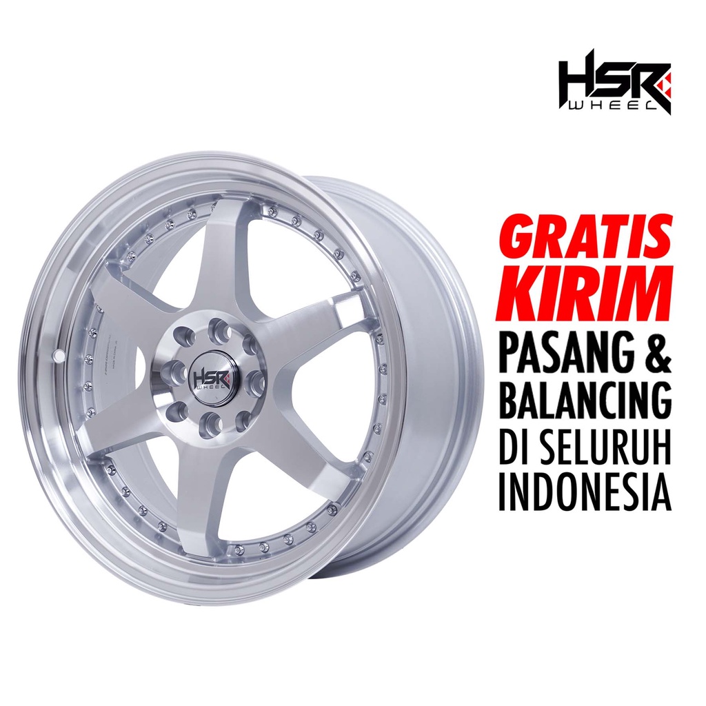 Jual Velg mobil Ring 17 HSR Borgo R17 Untuk Mobil Mobilio Jazz Yaris Dll | Shopee Indonesia