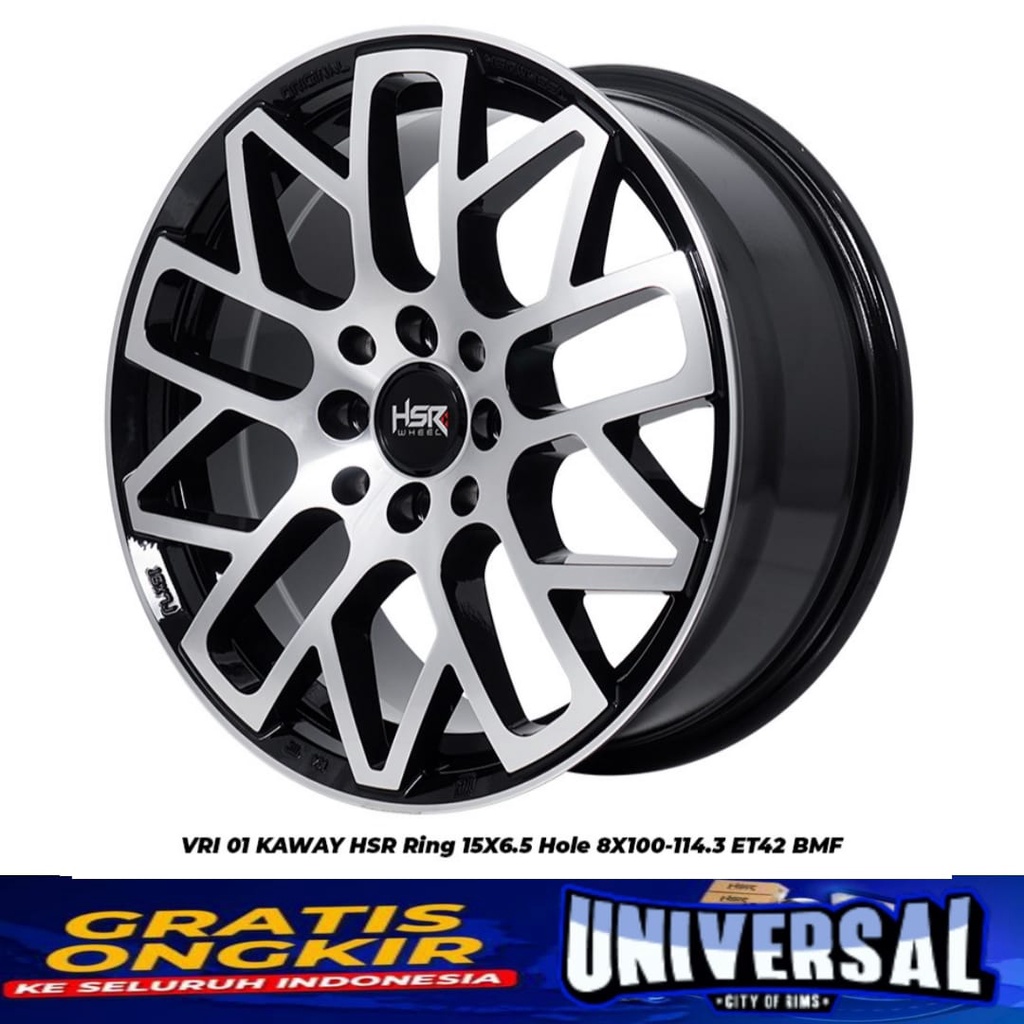 Jual Velg Racing Ring 15 Model Kaway HSR R15 Pelek Ayla Corolla Etios | Shopee Indonesia