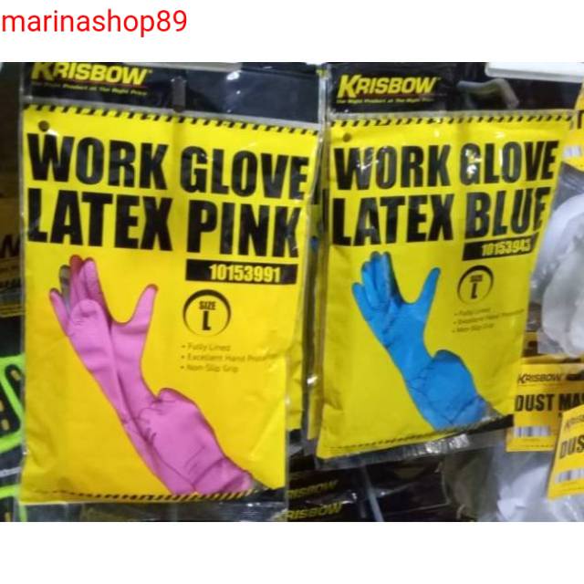 Jual Sarung tangan karet krisbow latex | Shopee Indonesia