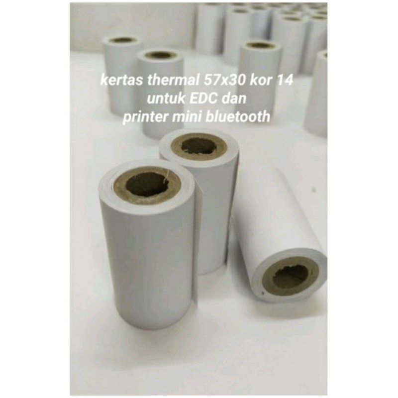 Jual Kertas thermal EDC Paper Roll Termal EDC Thermal Printer Mini ...
