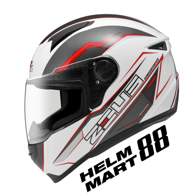 Jual Helm Zeus 811 AL12 WHITE Helm Full Face ZS811 Helm Zeus ZS-811 ...
