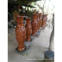 Jual Guci Dekorasi Ruangan Kayu Jati (Tinggi 150cm) | Shopee Indonesia