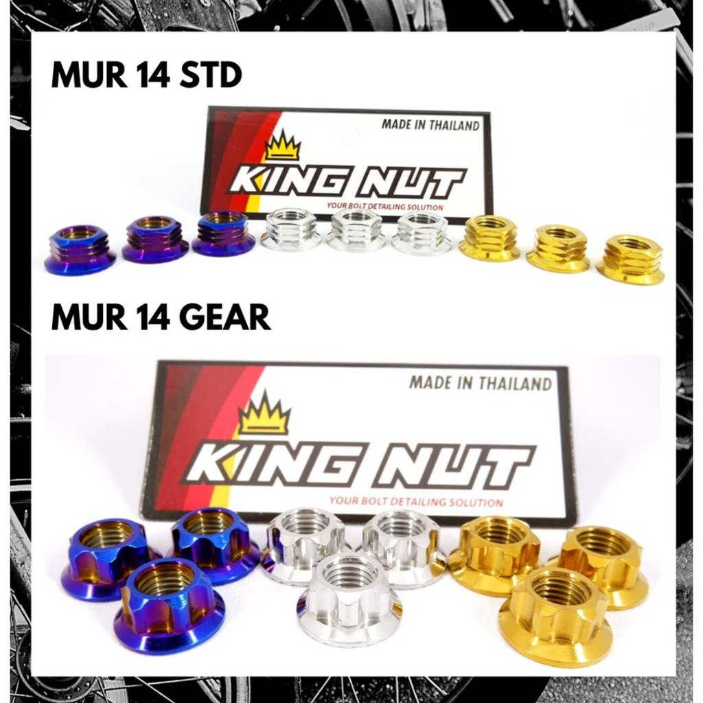 Jual Mur 14 M 10 Mur Probolt Thailand Stainless Steel King Nut | Shopee ...